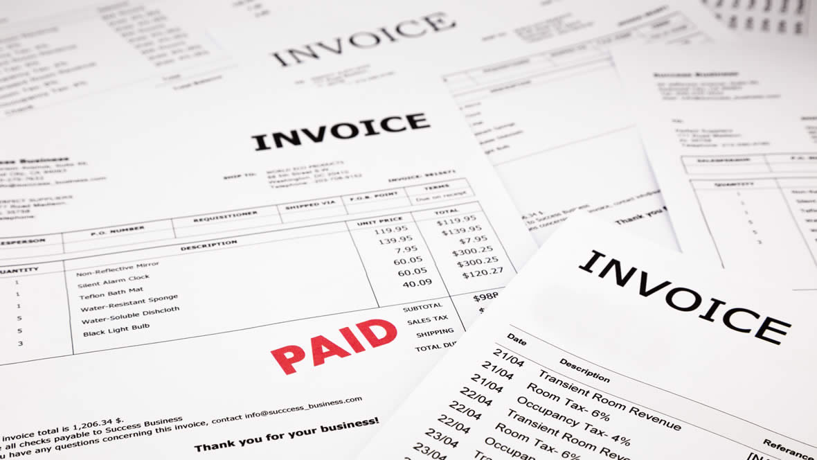 Invoice Example (English): Download free template for Word